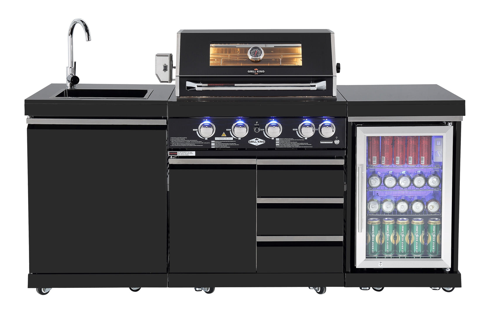 Outdoor BBQ Kitchens by Grill King | Modular, Stylish & Built to Last ...