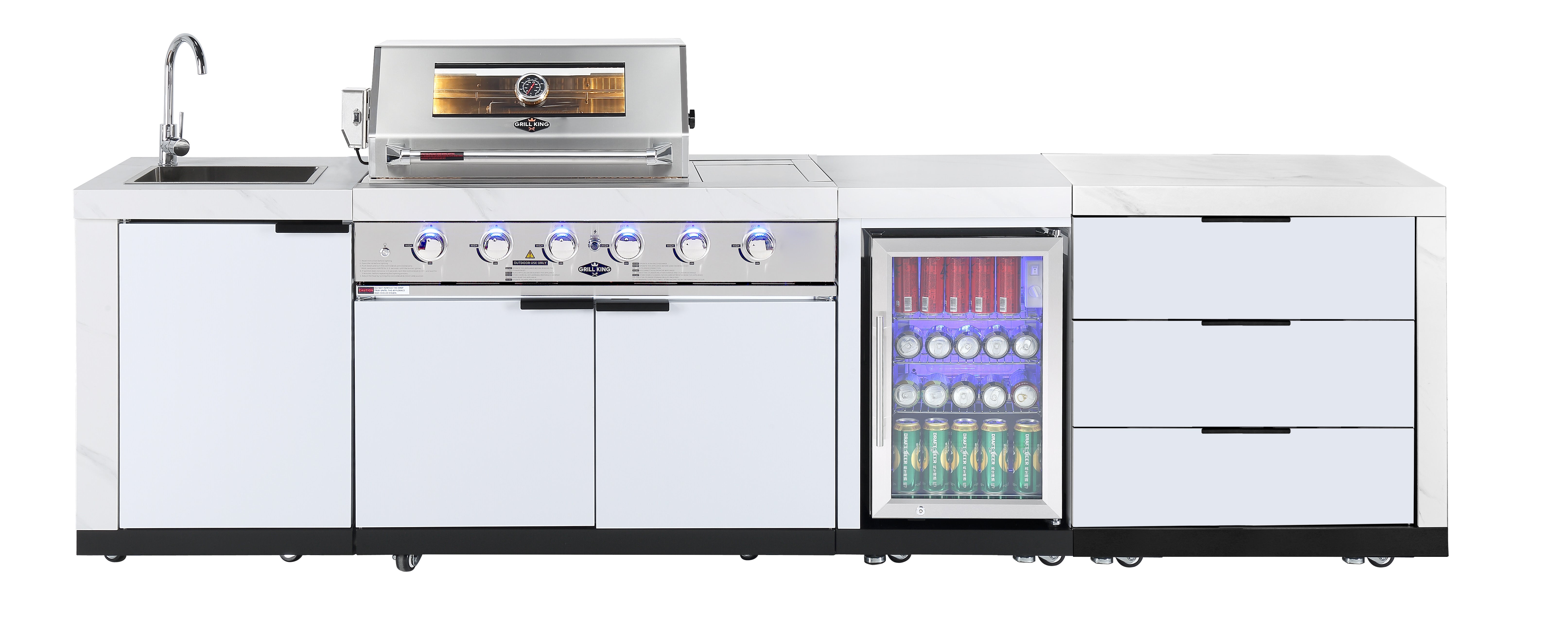 Outdoor BBQ Kitchens by Grill King | Modular, Stylish & Built to Last ...