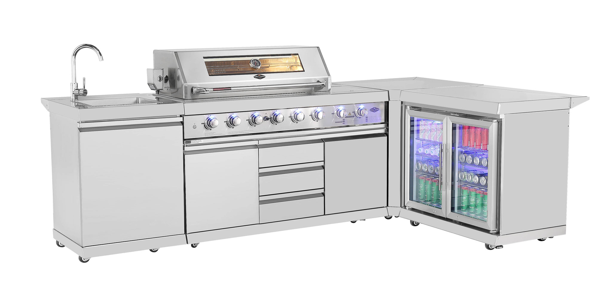 HURRICANE | 90 DEGREE CORNER MODULE – Grill King Outdoor BBQ Kitchens